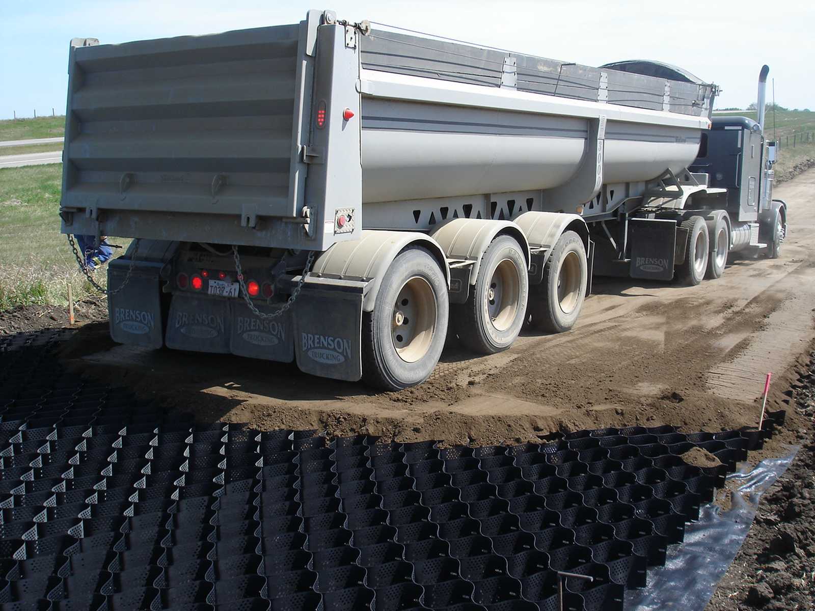 GEOWEB® Load Support Builds Smart Site Access Roads