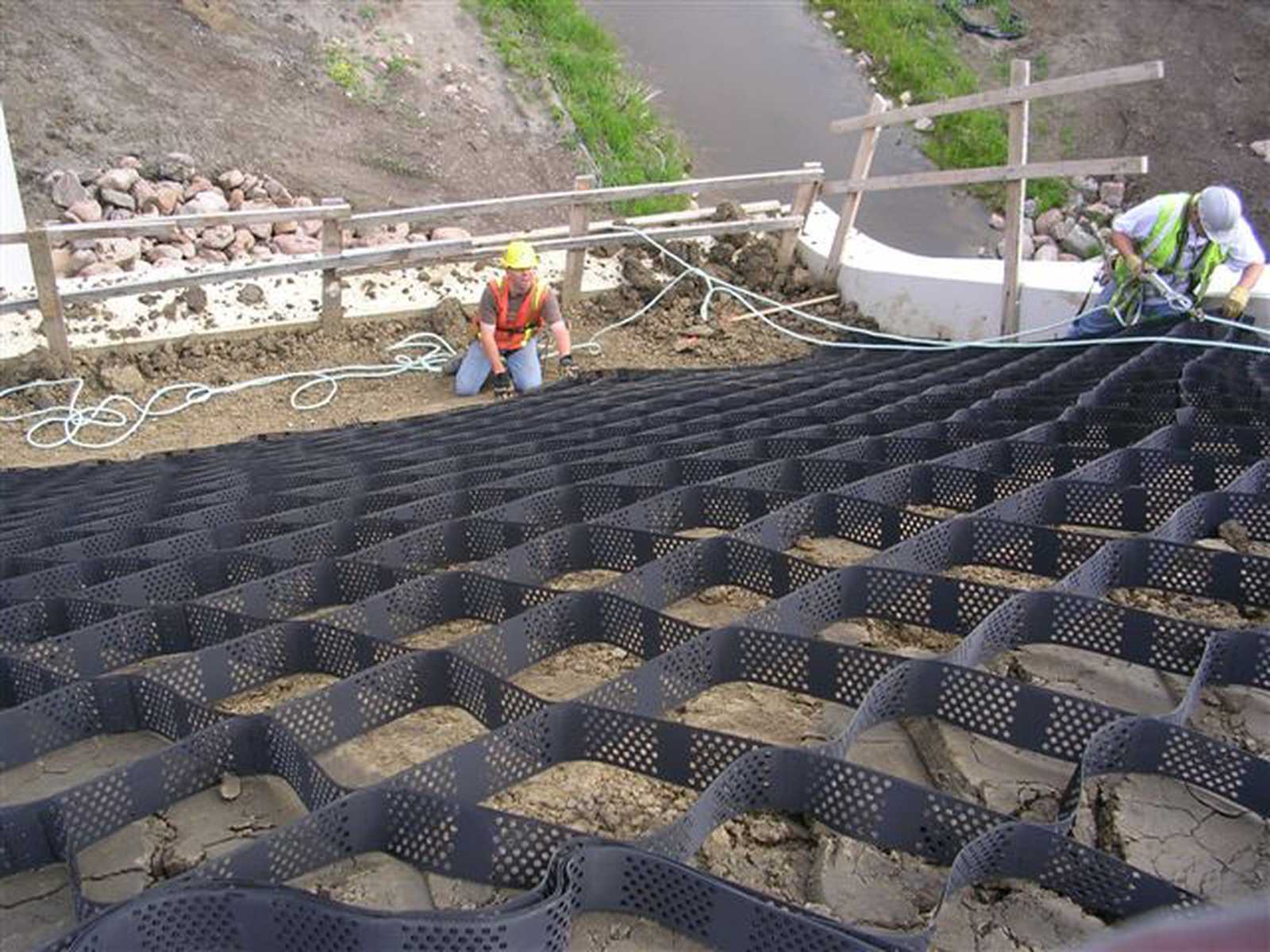 Geoweb® Slope & Channel Protection Helps Hold Soils in Place